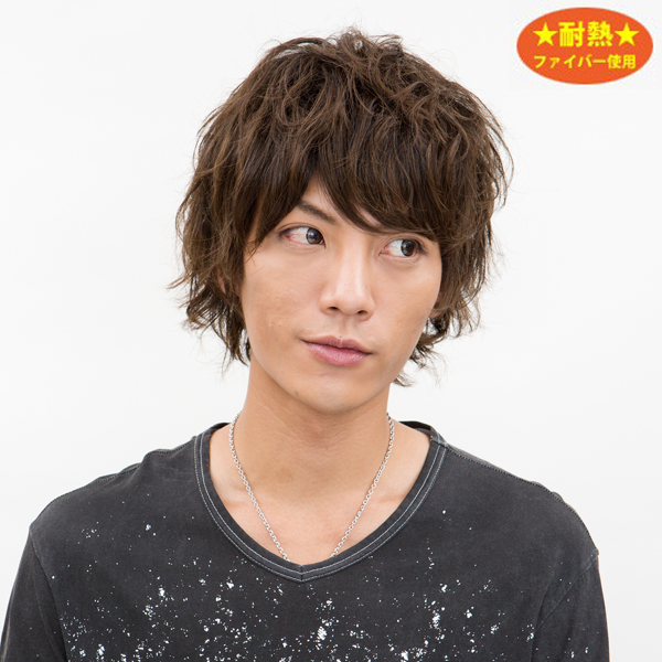 メンズウィッグ スマートマッシュ(ローライトブラウン)(ファッションウィッグ,ラパンドアールオム,イメチェン)