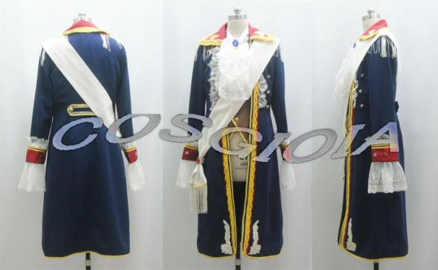 Axis Powers ギルベルト 風 コスプレ衣装(01) ハロウィン アニメ イベント クリスマス コスチューム ギフト 誕生日 変身 コミケ
