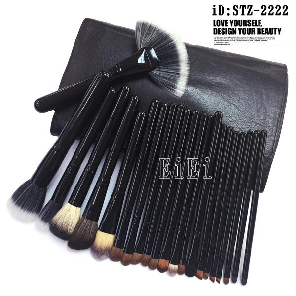 STZ-2222 メイクブラシセット,化粧ブラシセット,メイクブラシケース付き22本セット