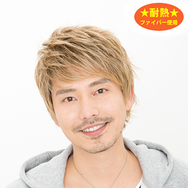 メンズウィッグ オーシャンショート(ナチュラルブロンド) (ラパンドアールオム,Lapin,男性用,カツラ,イメチェン)