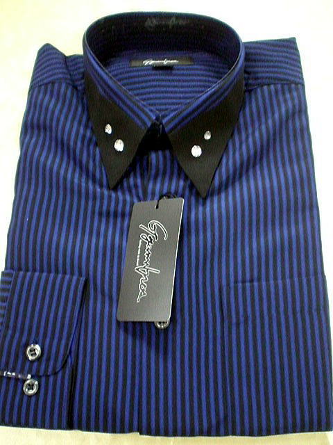日本製　ドレスシャツ ストライプ