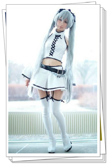 VOCALOID ボーカロイド 初音未来MLKU 雪色初音 コスプレ衣装 アニメ コスチューム ハロウィン クリスマス イベント 漫画 誕生日 変身