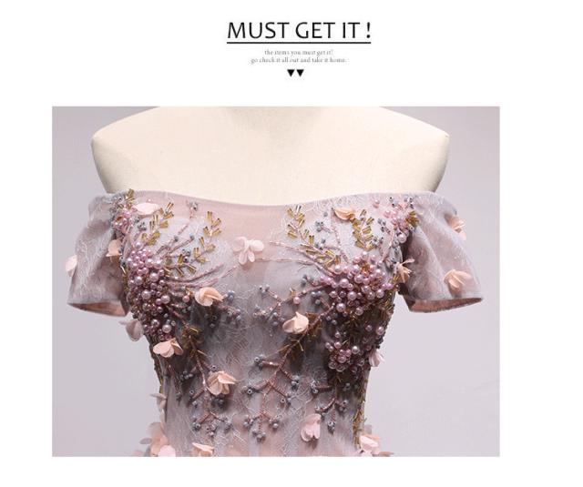 高品質 ロングドレス パーティドレス ナイトドレス ワンピース オフ