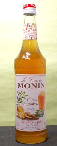 1ケース単位6本入  北海道 沖縄 離島除く ヤマト運輸  モナンレモンジンジャーシロップ 700ml瓶6本入