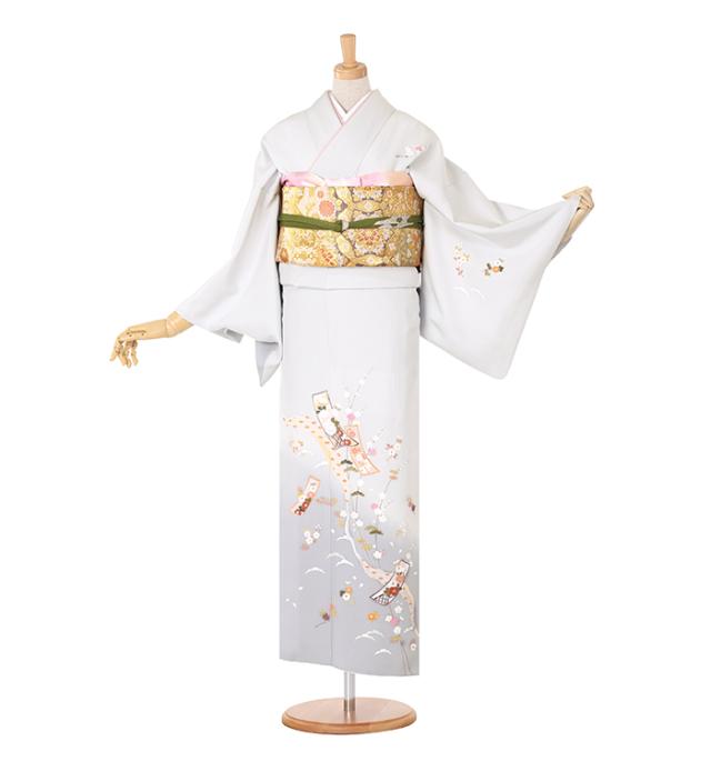 往復送料無料 全部揃って安心 大学 高校 小学生  3泊4日 卒業式 入学式 訪問着 レンタル  A 訪問着 No.011-0976-S