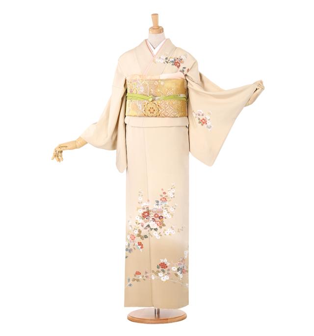 往復送料無料 全部揃って安心 大学 高校 小学生  3泊4日 卒業式 入学式 訪問着 レンタル  A 訪問着 No.011-0974-S