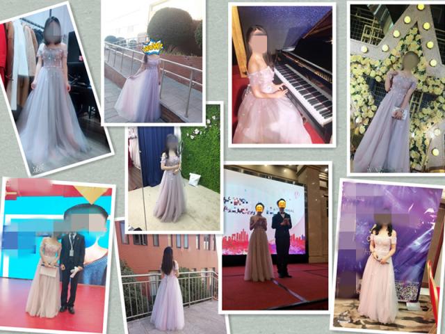 高品質 ロングドレス パーティドレス ナイトドレス ワンピース オフ