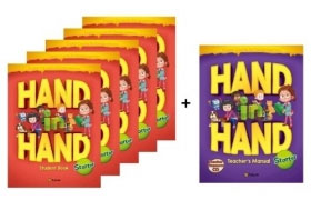 小学生向け総合英語コースブック Hand in Hand Starter Student Book 5冊セット + Free Teacher ...