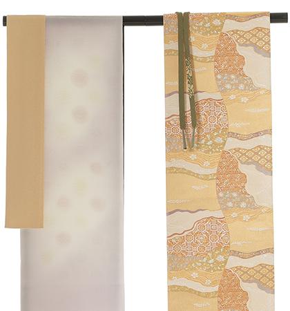 往復送料無料 全部揃って安心 大学 高校 小学生  3泊4日 卒業式 入学式 訪問着 レンタル  A 訪問着 No.011-0084-S