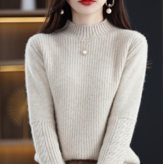 トップス カットソー 送料無料 個性的 ニット セーター プルオーバー 長袖 ハイネック かわいい 大人可愛い きれいめ シンプル カジュアル 上品 おしゃれ ゆる 主役級 存在感 春 秋 冬 レディース OL 学生 通勤 通学 オフィス お出かけ