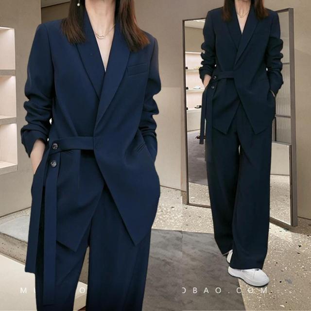 セットアップ ツーピース ワイド パンツ 送料無料 個性的 長袖 ポケット 前開き ツーピース シンプル カジュアル おしゃれ かっこいい 大人女子 こなれ感 ルーズ クール 存在感 抜け感 薄手 シーズンレス レディース ママ OL 通勤 学生