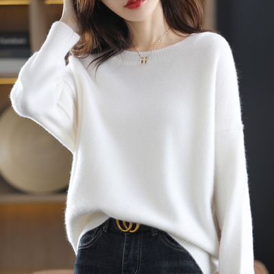 トップス ニット 送料無料 個性 セーター プルオーバー ラウンドネック_ 長袖 かわいい 大人可愛い きれいめ 上品 シンプル カジュアル おしゃれ 主役級 存在感 こなれ感 とろみ感 抜け感 ガーリー 冬 レトロ レディース 学生 OL ママ