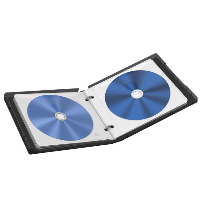 [クリアブラック/12枚収納]エレコム クリアケース 12枚収納 【Blu-ray/DVD/CD 対応】 クリアブラック CCD ...