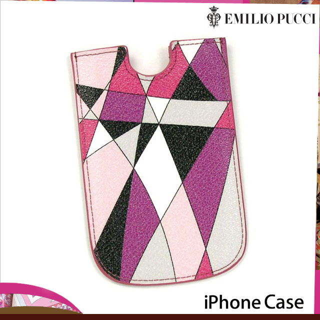 EMILIO PUCCI エミリオ・プッチ エミリオプッチ IPHONEケース iphoneケース ケータイケース ピンク系 26SK41 26160 Fantasia柄 セール