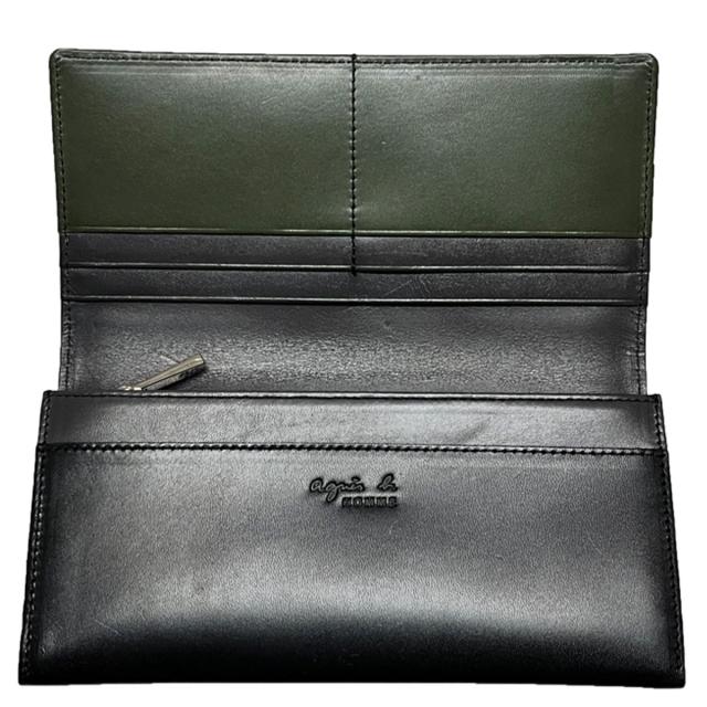 アニエスベー agnes b. アニエスベーオム agnes b. HOMME 財布 長財布 フラップ式財布 かぶせ YH06 UIZ-12 BK ブラック 長財布 ブランド アニエスベー agnes b. アニエスベーオム agnes b. HOMME 財布 長財布