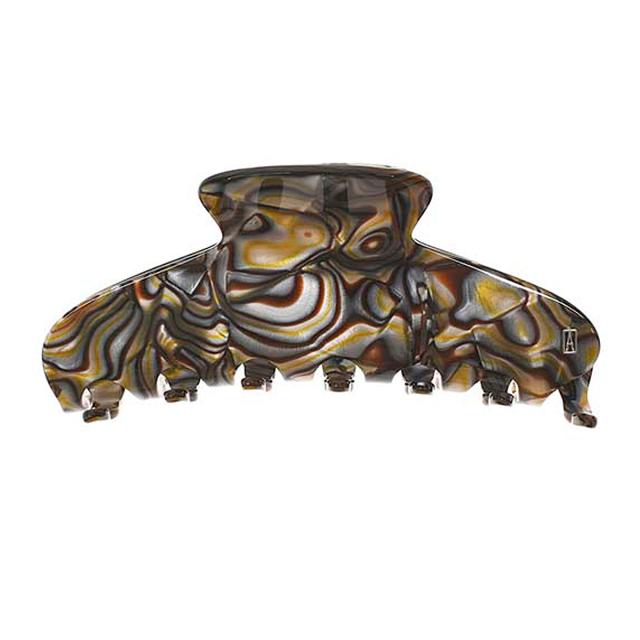 アレクサンドル ドゥ パリ ヘアアクセサリー SAINT GERMAIN CLIP 11CM ヘアクリップ ACCL-7706 O オパール(ブラウン系マルチカラー) 髪どめ 大人かわいい 結婚式 誕生日 プレゼント クリスマス クリップ ブランド プレゼント 女性 Xmas プレゼント