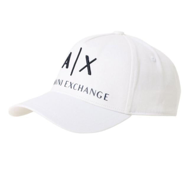 アルマーニエクスチェンジ ARMANI EXCHANGE キャップ 954039 CC513 00010 帽子 ベースボールキャップ ホワイトキャップ 帽子 男女兼用 20