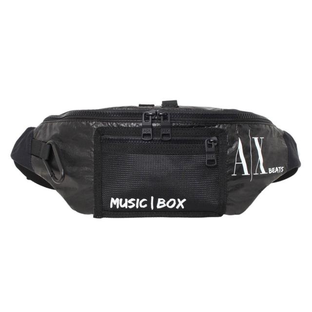 アルマーニエクスチェンジ ARMANI EXCHANGE ボディバッグ 952422 2R841 00020 ベルトバッグ ウエストポーチ クロスボディ ブラックアルマ