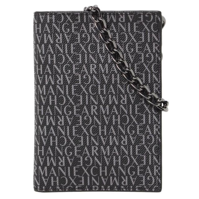 アルマーニエクスチェンジ ARMANI EXCHANGE 二つ折り財布 958430 CC831 00020 小銭入れ付 二つ折り 財布 ブラックメンズ 財布 本革 ブラ
