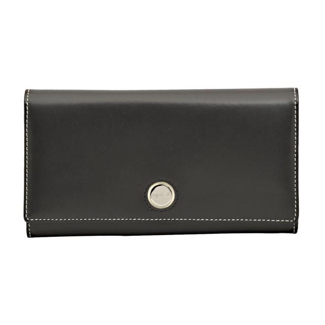 アニエスベー agnes b. アニエスベーボヤージュ agnes b. VOYAGE 長財布 小銭入れつき 二つ折り長財布 NW03a UIZ-13 6 ブラック 二つ折り