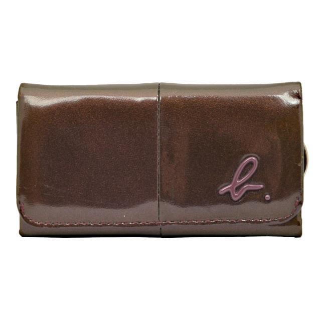 【※アウトレット※】アニエスベー agnes b. キーケース キーリング付き 6連キーケース エナメル XW01 NMR-11 6 ワインレッド キーケース