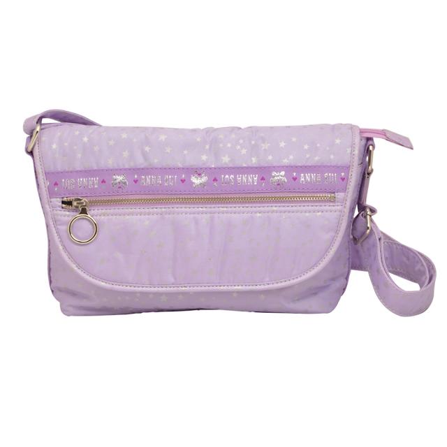 【※アウトレット※】 アナスイ ANNA SUI バッグ ショルダーバッグ 肩掛けバッグ 斜めがけバッグ 307053 92 ライトパープル+スター柄 斜