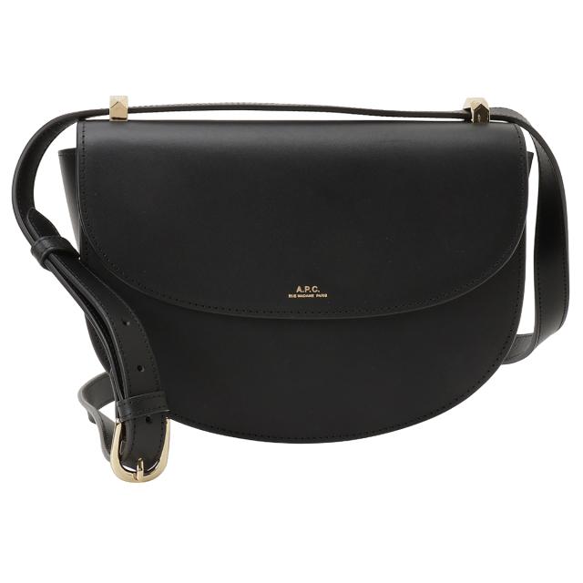 アーペーセー A.P.C. バッグ ショルダーバッグ 肩掛けバッグ 斜め掛けバッグ PXAWV F61161 LZZ BLACK bbap00121l SAC GENEVE ジュネーヴ