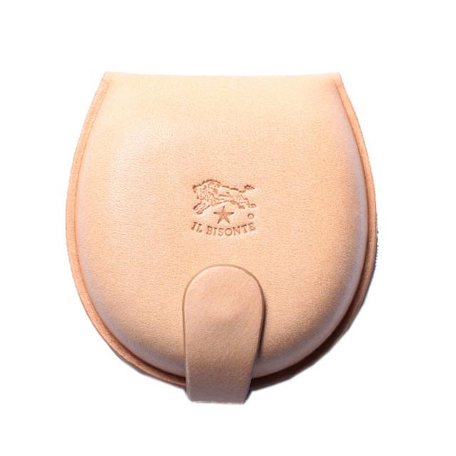 イルビゾンテ IL BISONTE 小銭入れ ケース 馬蹄型 C0543 P 120 NATURAL ナチュラル ベージュ ilbisonte ケース 小銭入れ ポーチ 財布 本革 レザー ブランド 人気 おしゃれ メンズ レディース プレゼント 20代 30代 40代 50代 新品