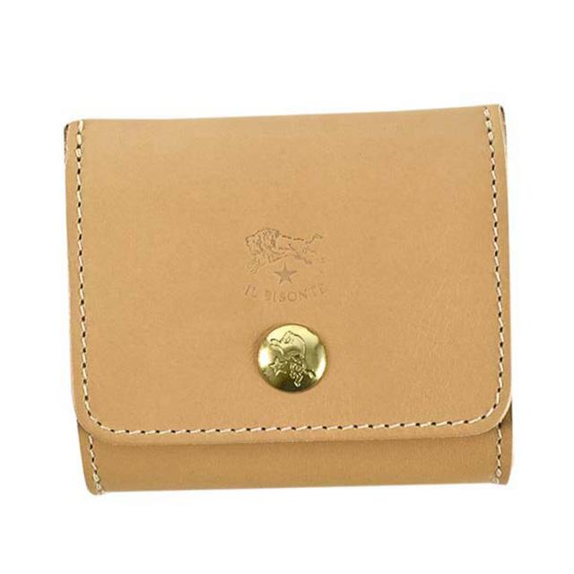 イルビゾンテ IL BISONTE パース C0774 P3 965 ケース 小銭入れ BEIGE ベージュ ilbisonte ミニ財布 小銭いれ コンパクト 本革 レザー ブランド 人気 おしゃれ シンプル メンズ レディース 新生活 ビジネス 父の日 誕生日 クリスマス 新品 プレゼント