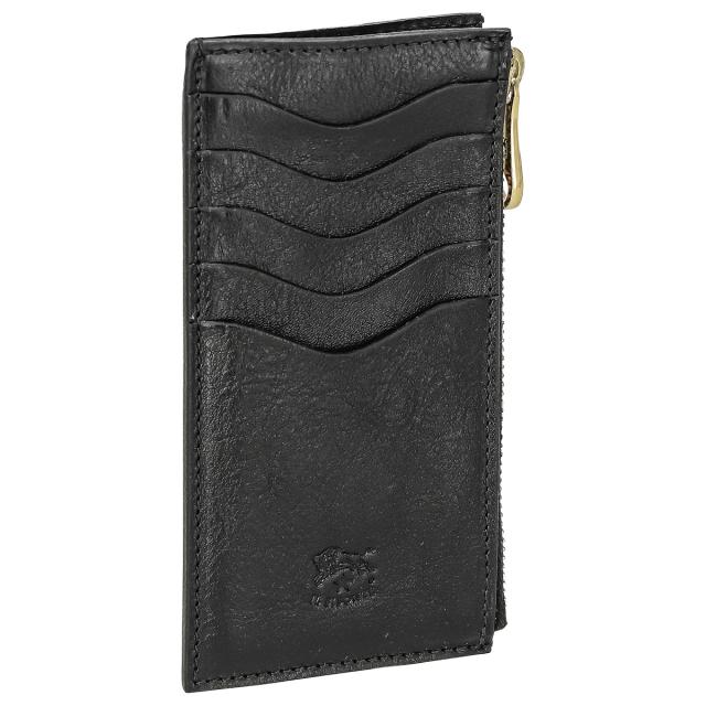 イルビゾンテ IL BISONTE カードケース 名刺入れ SCC105 PV0005 BK110B レディース メンズ ユニセックス ブラック 本革 レザー カードケ