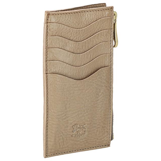 イルビゾンテ IL BISONTE カードケース 名刺入れ SCC105 PV0005 GY103B レディース メンズ ユニセックス グレー 本革 レザー カードケー