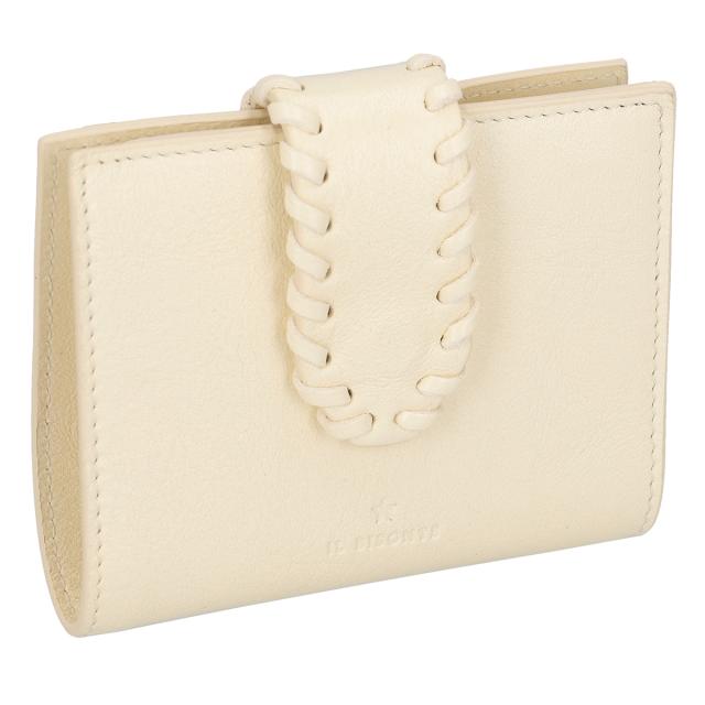 イルビゾンテ IL BISONTE 財布 二つ折り財布 折りたたみ財布 小銭入れなし SSW017 PV0001 WH176B レディース メンズ ユニセックス 財布