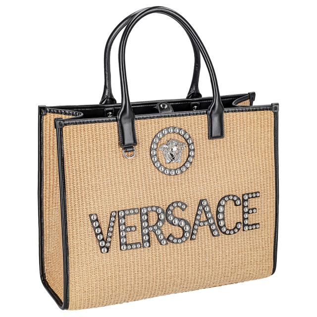 ヴェルサーチェ Versace バッグ ハンドバッグ トートバッグ 1004741 1A08263 2KA1P ベージュ系 トート ハンドバッグ 人気 ブランド 使い