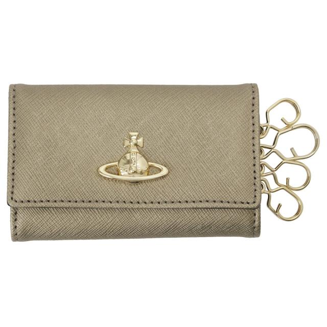 ヴィヴィアン ウエストウッド サフィアーノ 4連キーケース キーホルダー 51020001 L001N P201 bkvv00286l SAFFIANO KEY CASE キーケース