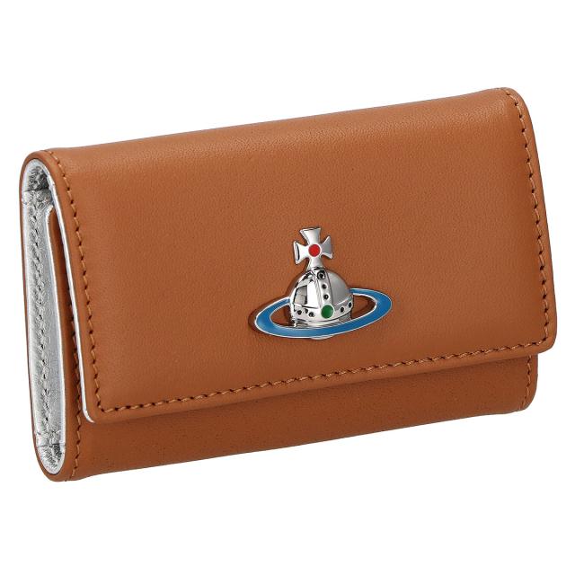 ヴィヴィアンウエストウッド Vivienne Westwood キーケース キーリング 51020001 D411 NAPPA ナッパ レディース メンズ ブラウン キーケ