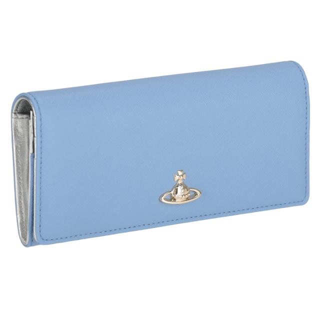 ヴィヴィアンウエストウッド Vivienne Westwood 財布 長財布 フラップ式長財布 かぶせ 小銭入れ付き 51040027 K403 レディース 二つ折り