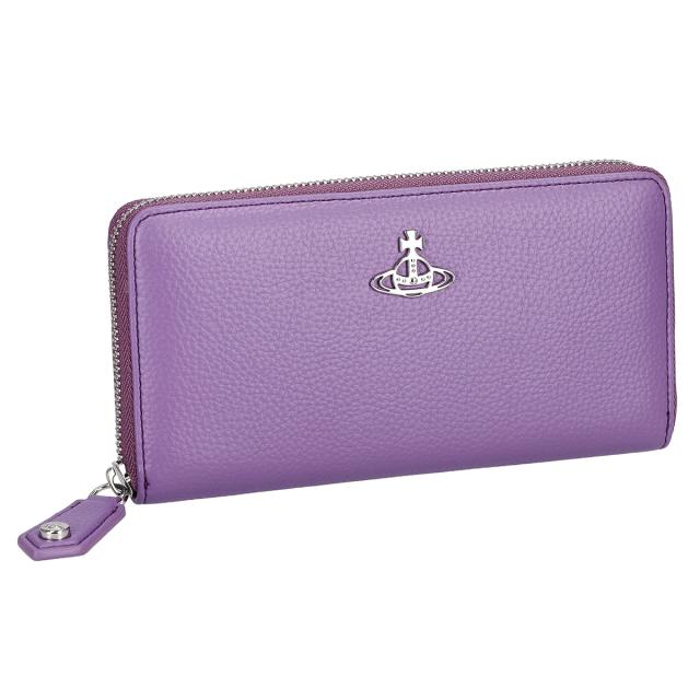 ヴィヴィアンウエストウッド Vivienne Westwood 財布 長財布 ラウンドファスナー長財布 小銭入れ付き 51050023U J401 RE VEGAN GRAIN 二