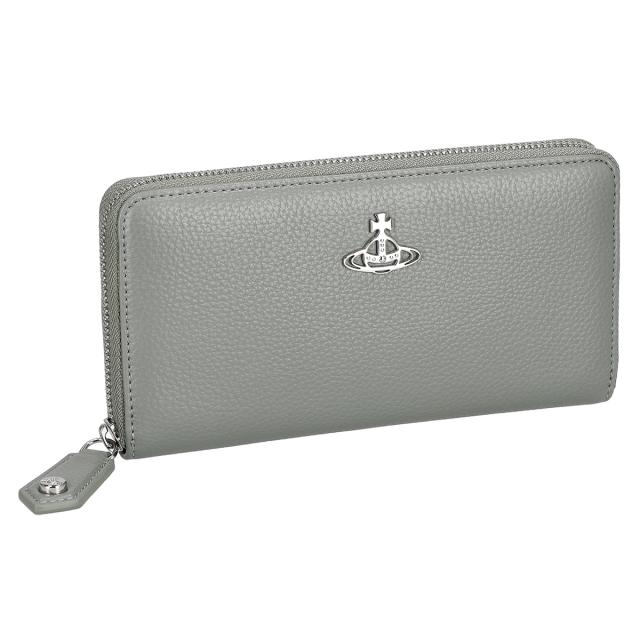 ヴィヴィアンウエストウッド Vivienne Westwood 財布 長財布 ラウンドファスナー長財布 小銭入れ付き 51050023U M406 RE VEGAN GRAIN 二