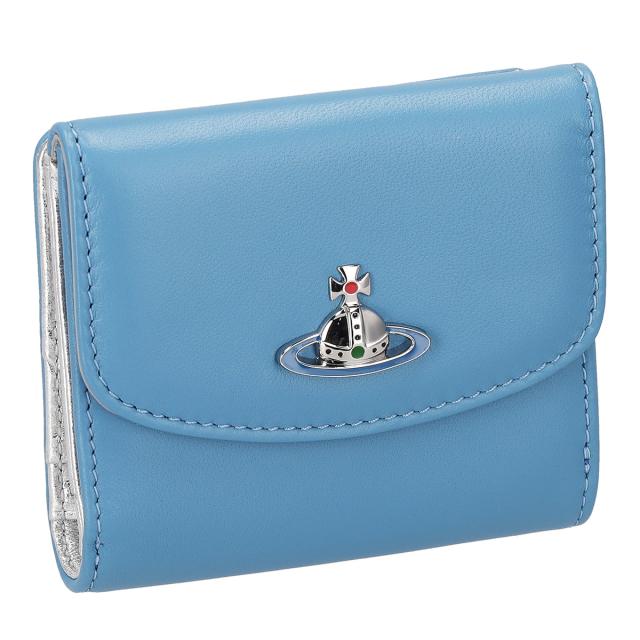 ヴィヴィアンウエストウッド Vivienne Westwood 財布 二つ折り財布 折りたたみ財布 小銭入れ付き 5115002BU K402 NAPPA レディース 財布