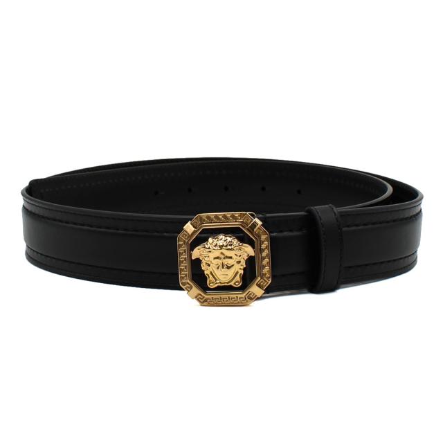 ヴェルサーチェ Versace ベルト BELT グレカ ラ メドゥーサ 1016069 1A11250 1B00V メンズ レディース ユニセックス ブラック ベルト ブ