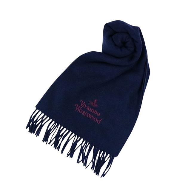 ヴィヴィアンウエストウッド Vivienne Westwood マフラー ストール ウール 25-W00Q7-K410 レディース メンズ ユニセックス マフラー ブラ
