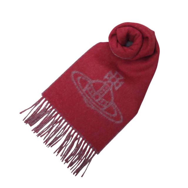 ヴィヴィアンウエストウッド Vivienne Westwood マフラー ビッグオーブ ロゴ ストール ウール 25-W00ZH-H411 レディース メンズ マフラー