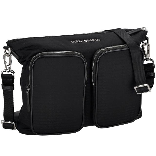 エンポリオアルマーニ EMPORIO ARMANI バッグ ショルダーバッグ 斜めがけショルダーバッグ Y4M424-YQ76E 81073 メンズ ブラック 斜め掛け