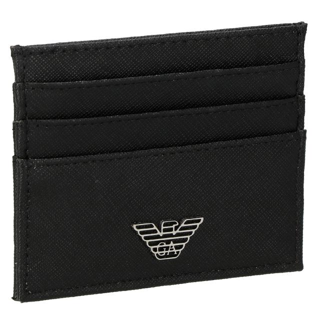 エンポリオアルマーニ EMPORIO ARMANI カードケース 名刺入れ Y4R173Y138E-81072 メンズ ブラック カードケース ブランド 人気 プレゼン