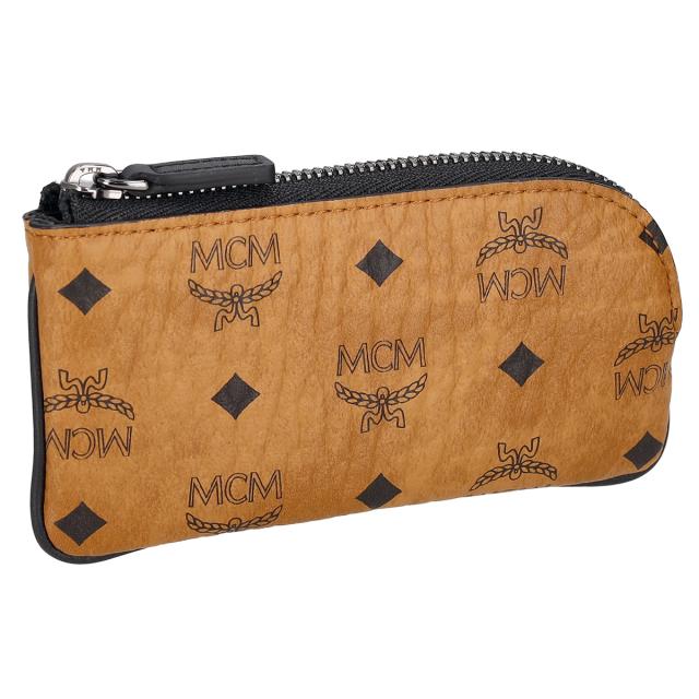 エムシーエム Mode Creation Munich(MCM) ケース 小銭入れ キーリング付き MXKDSTA01 CO001 L字ファスナー レディース メンズ 財布
