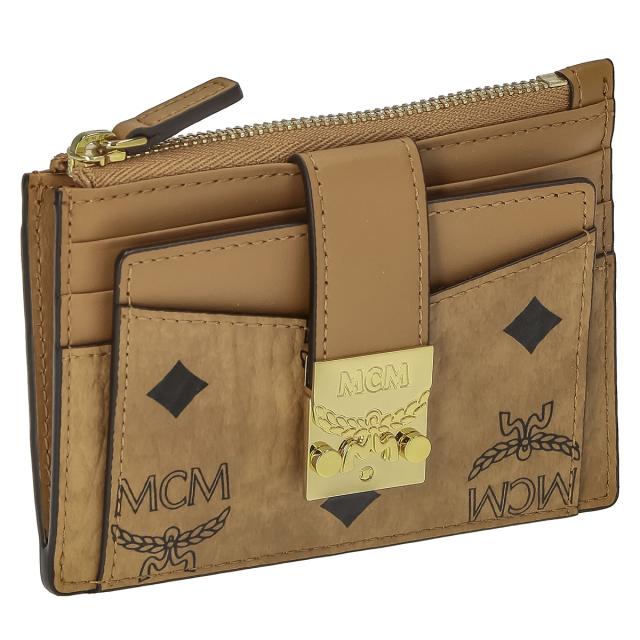 エムシーエム Mode Creation Munich(MCM) ケース 小銭入れ MYABSPA07 CO001 トレーシー ジップカードケース レディース ブラウン