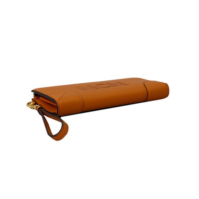 エムシーエム Mode Creation Munich(MCM) 財布 長財布 L字ファスナー MYLDATA04 CO001 COGNAC キャメルブラウン系 長財布 レザー ブラン エムシーエム Mode Creation Munich(MCM) 財布 長財布 L字ファスナー