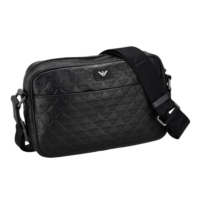 エンポリオアルマーニ EMPORIO ARMANI バッグ ショルダーバッグ 斜めがけショルダーバッグ EM001682 AF14774 UC001 メンズ ブラック 斜め
