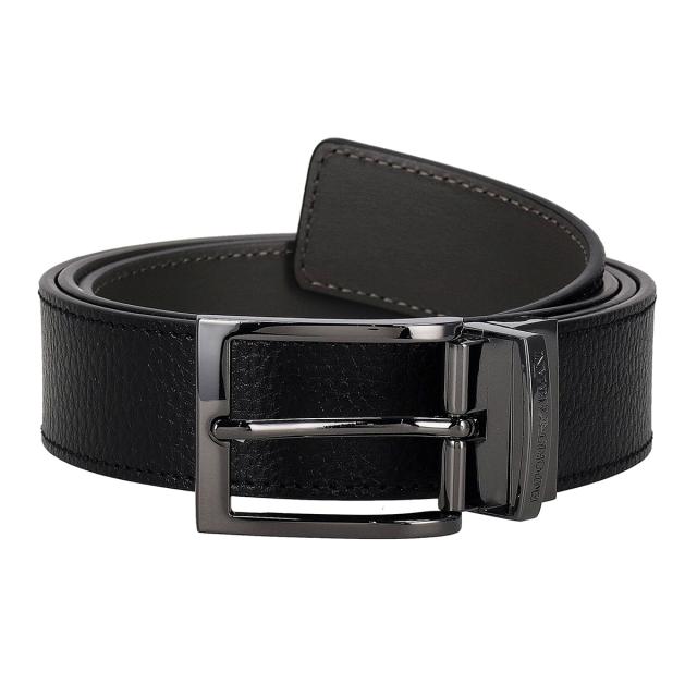 エンポリオアルマーニ EMPORIO ARMANI ベルト リバーシブル ビジネス カジュアル シンプル Y4S195 YLO8J 80740 メンズ ブラック グレー系