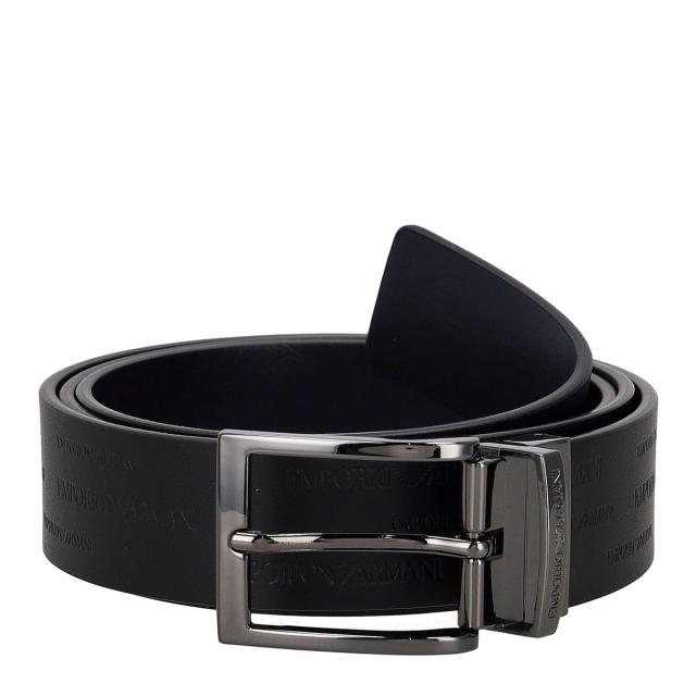 エンポリオアルマーニ EMPORIO ARMANI ベルト リバーシブル ビジネス カジュアル シンプル Y4S426 YTU5J 88045 メンズ ブラック ベルト
